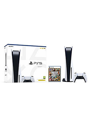 5 PS5 Console with F1 24 7 by PlayStation Look Again