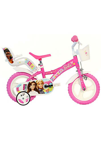 12’’ Girls Bicycle with Doll Carrier by Barbie | Look Again
