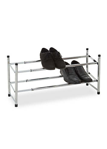 2 Tier Extendable Shoe Rack by Premier Housewares | Look Again