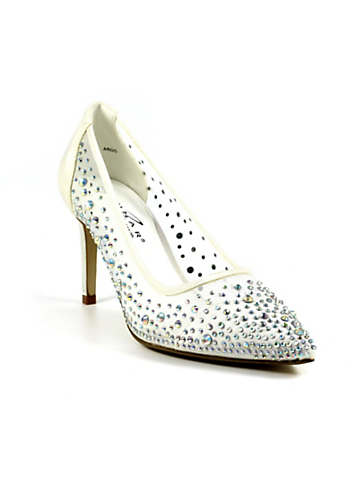 Argo White Mesh Court Shoes by Lunar | Look Again