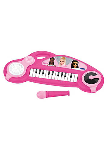 Barbie Fun Electronic Keyboard with Lights and Microphone by Lexibook ...