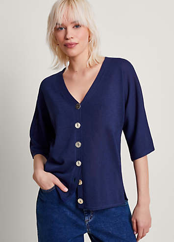 Bea Button Cardigan by Monsoon | Look Again