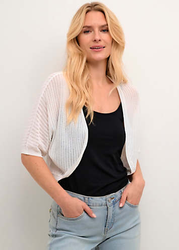 Bivah Open Front Half Sleeve Bolero by Cream | Look Again