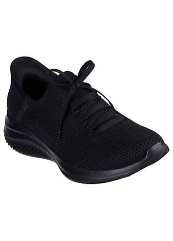 Black Slip Ins Ultra Flex 3.0 Elevated Motion Trainers by Skechers ...