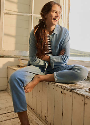 Blue Starboard Denim Shirt by Seasalt Cornwall | Look Again