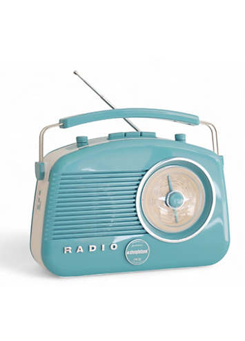 Brighton Retro 3 Band Radio with Bluetooth Receiver - Duck Egg by ...