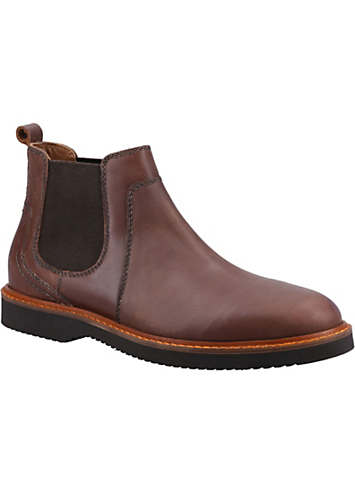 Brown Warren Chelsea Boots by Hush Puppies | Look Again