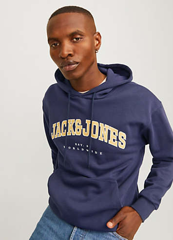 Caleb Varsity Sweat Hoodie by Jack & Jones | Look Again