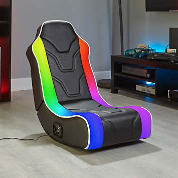 Chimera RGB 2.0 Stereo Audio Gaming Chair with Vibrant LED Light by X ...