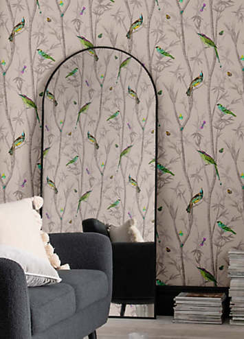 Chinoiserie Bird Trail Wallpaper by Next | Look Again