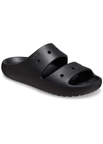 Classic Wide Strap Sliders by Crocs | Look Again