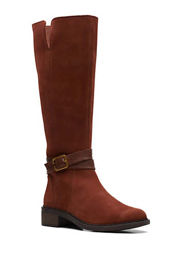Collection Maye Shine Knee High Boots by Clarks Look Again