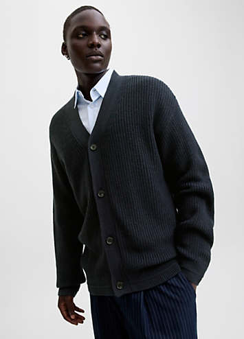 Connor Knit V-Neck Cardigan by Jack & Jones | Look Again