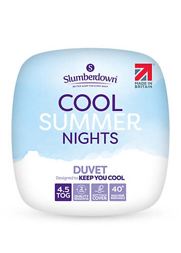 Cool Summer Nights 4.5 Tog Duvet by Slumberdown | Look Again