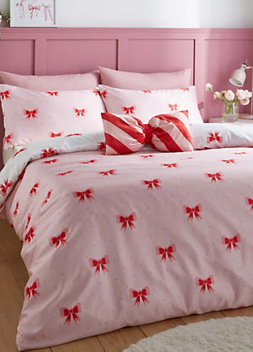 Dotty Bows Duvet Cover Set by Sassy B | Look Again