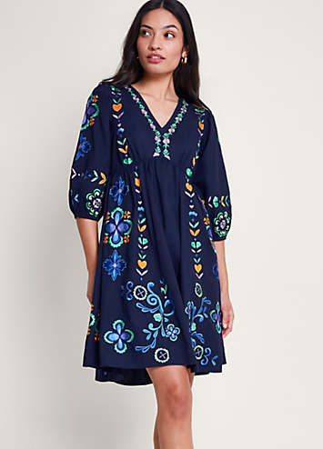 Eden Embroidered Dress by Monsoon | Look Again