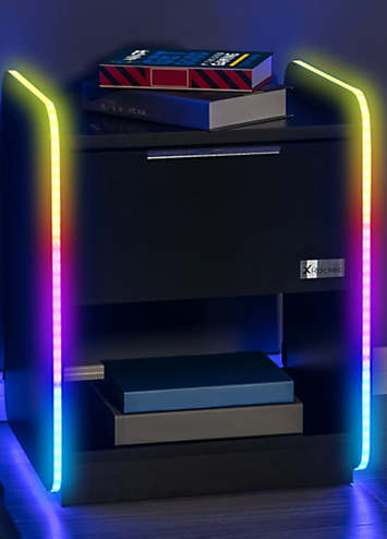 Electra Bedside Table with Wireless Charging and APP controlled LED ...