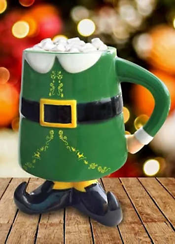 Elf Sculpted Christmas Mug | Look Again