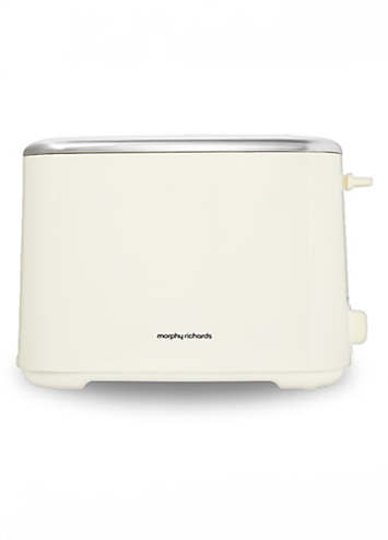 Equip Cream 2 Slice Toaster - 222065 by Morphy Richards | Look Again
