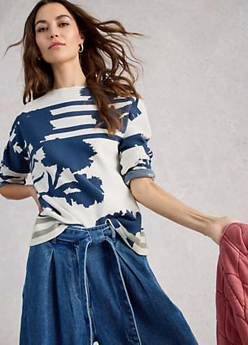 Fabia Floral Jumper by White Stuff | Look Again