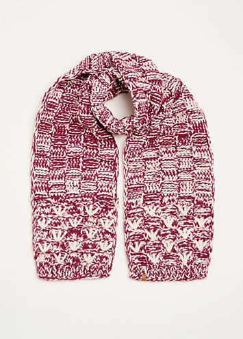 Fan Knitted Scarf by Brakeburn | Look Again