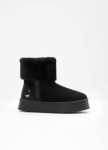 Faux Suede Platform Boots by Mustang | Look Again
