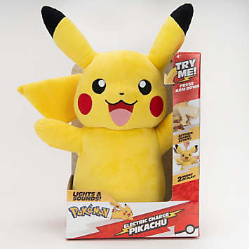Feature Plush - Electric Charge Pikachu by Pokemon | Look Again