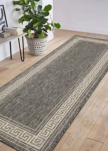 Gel Backed Greek Key Runner by The Homemaker Rugs Collection | Look Again