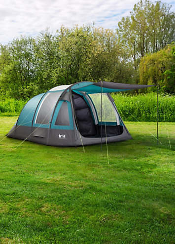 Gidleigh 5000mm HH 5 Person Air Tent with Dark Bedroom by Trail | Look ...