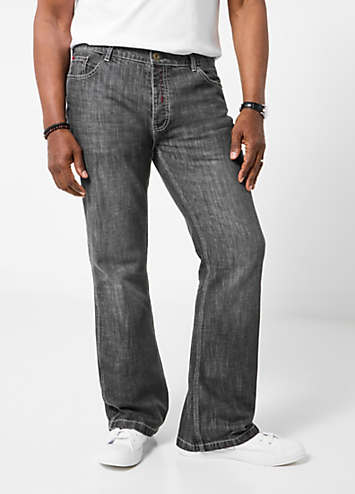 Grey Bootcut Washed Bootcut Jeans by Joe Browns | Look Again