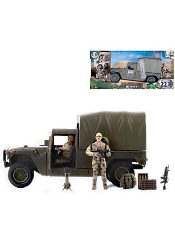 Humvee Soft Top Vehicle & Figures by World Peacekeepers | Look Again