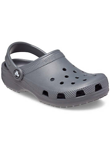 Kids Grey Classic Clogs by Crocs | Look Again