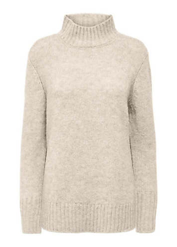 Knitted High Collar Jumper by Only | Look Again