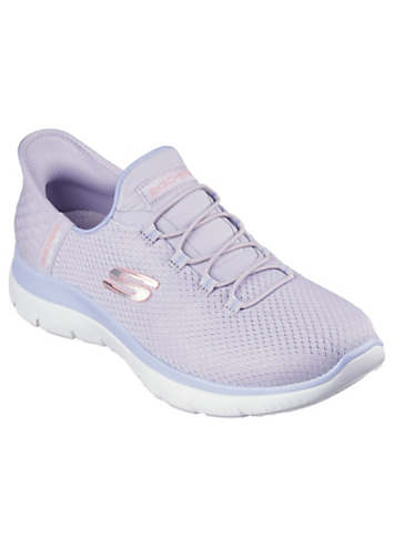 Ladies Lavender Summits Diamond Trainers by Skechers | Look Again