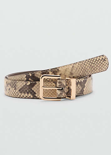 Lamina Snake Belt by Mango | Look Again