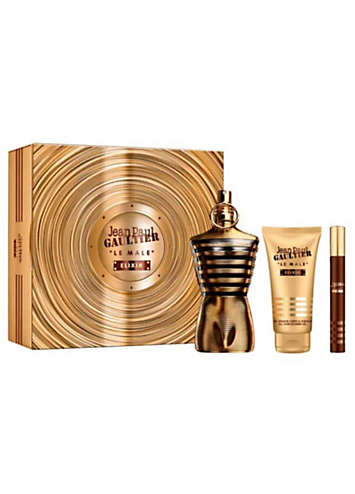 Le Male Elixir Parfum 125ml 3 Piece Gift Set by Jean Paul Gaultier ...