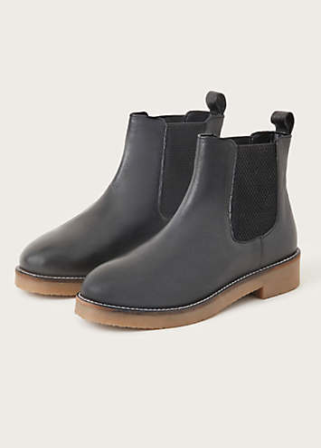 Leather Chiswick Chelsea Boots by Monsoon | Look Again