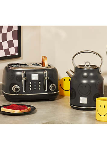 Limited Edition Smiley 1.7L Kettle & 4 Slice Toaster Twin Pack by Haden ...