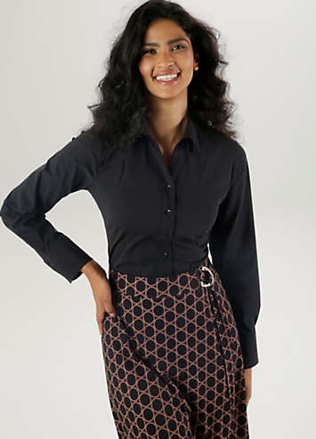 Long Sleeve Collar Detail Body by Aniston | Look Again