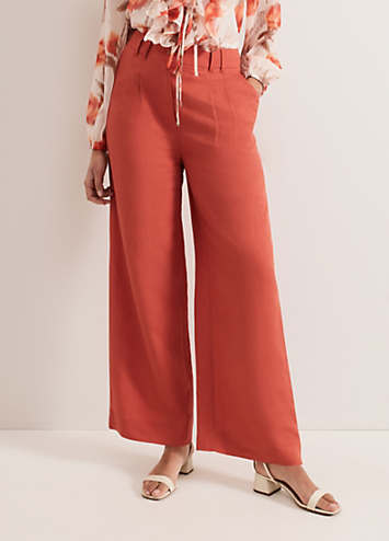Lottie Linen Trousers by Phase Eight | Look Again