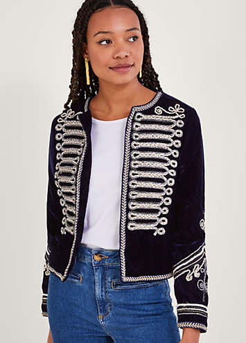 Maya Embroidery Military Jacket by Monsoon | Look Again