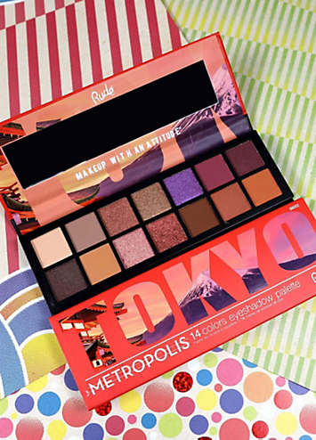 Metropolis Tokyo Eyeshadow Palette 15g by Rude Cosmetics | Look Again
