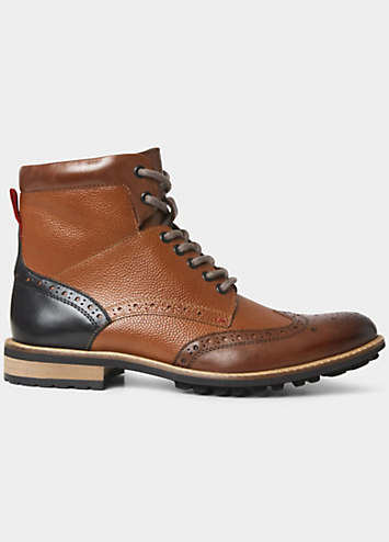 Mix Up Premium Leather Boots by Joe Browns | Look Again