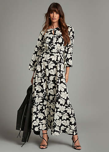 Mono Floral Print Maxi Dress by Freemans | Look Again