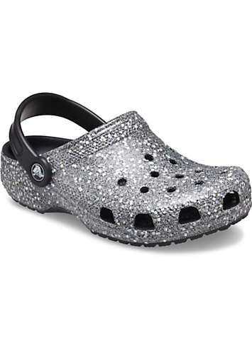 Multicoloured Classic Glitter Clogs by Crocs | Look Again