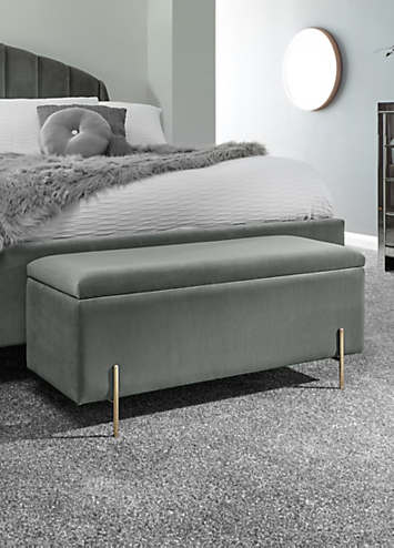 Mystica Upholstered Storage Bench | Look Again