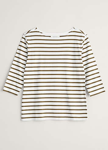 Natural Breton-Style Striped Sailor Top by Seasalt Cornwall | Look Again