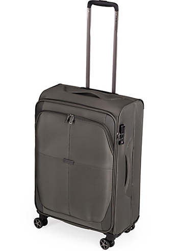Omis Lightweight Soft Shell Medium Suitcase with Wheels by Gino Ferrari ...