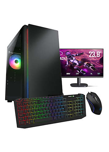 Onyx AMD Ryzen 5 5600G, 16GB, 1TB, Keyboard, Mouse & Monitor Bundle by ...