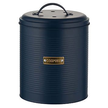 Otto Navy Compost Caddy by Typhoon | Look Again